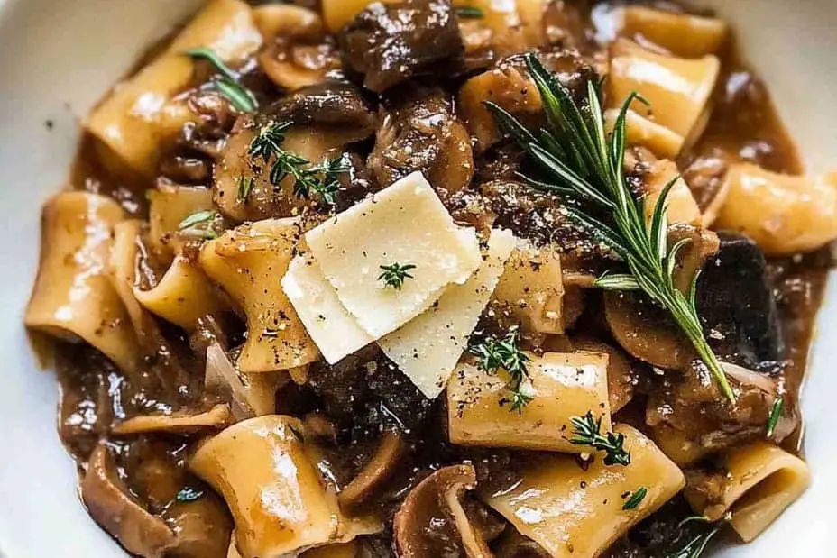 Pappardelle Pasta with Portobello Mushroom Ragu: An Amazing Ultimate ...