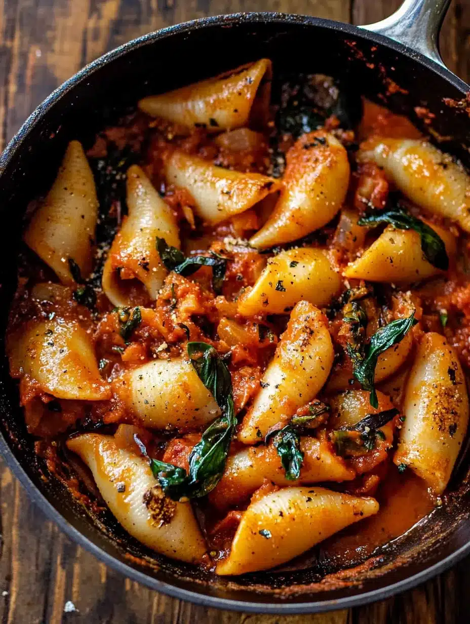 Unstuffed Spicy Tomato Basil Shells with Whipped Ricotta: An Incredible ...