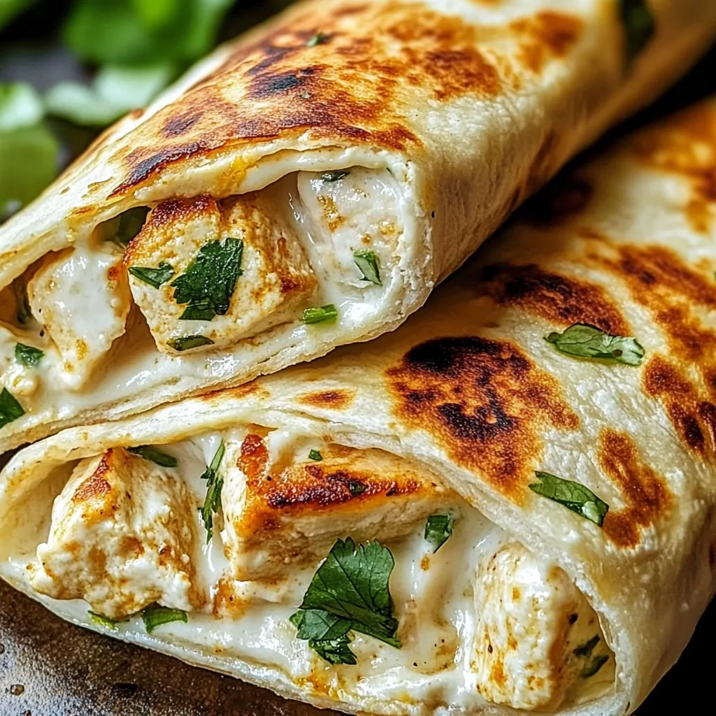 Cheesy Garlic Chicken Wraps: An Incredible Ultimate Recipe - Inspired ...