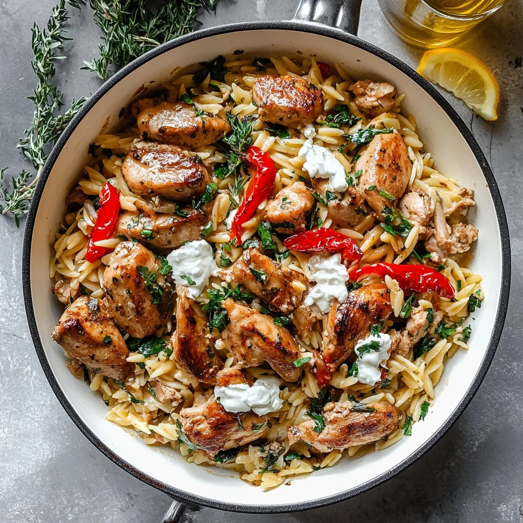 Lemon-Feta Chicken and Orzo: An Amazing Ultimate Recipe - Inspired Recipe Box