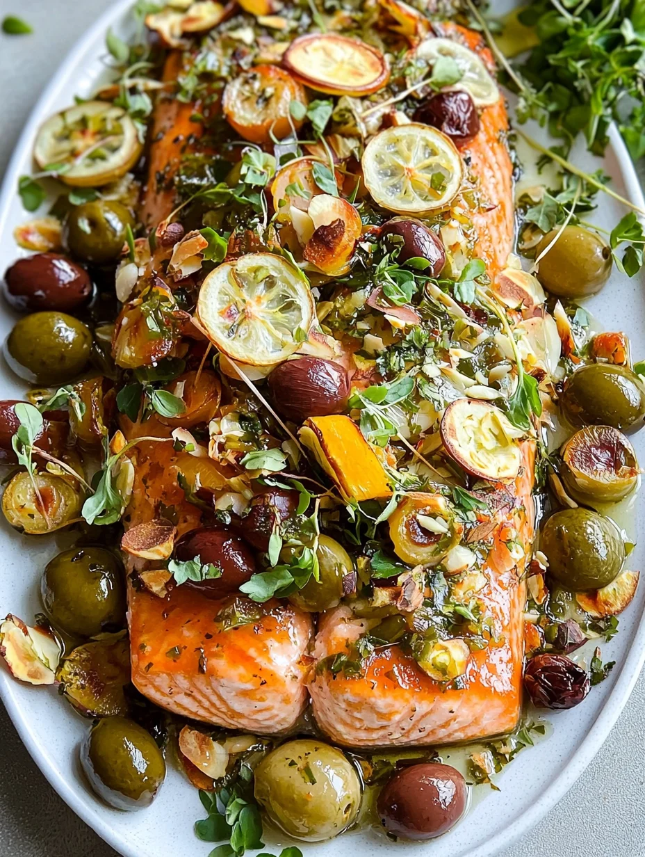 Baked Salmon with Olives and Almonds: An Incredible Ultimate Recipe ...